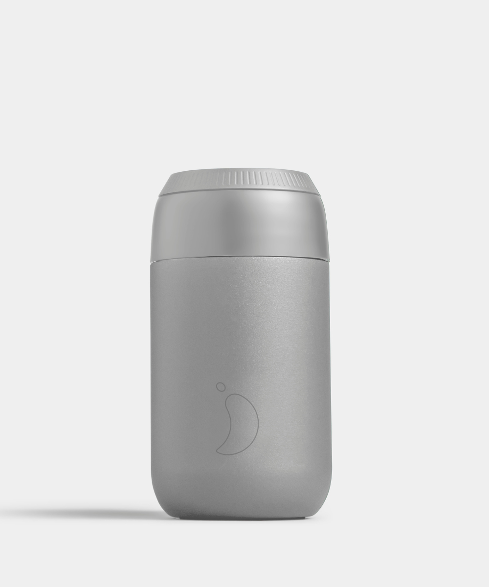Grey Coffee Cup | Granite Grey Reusable Coffee Cups – Chilly's