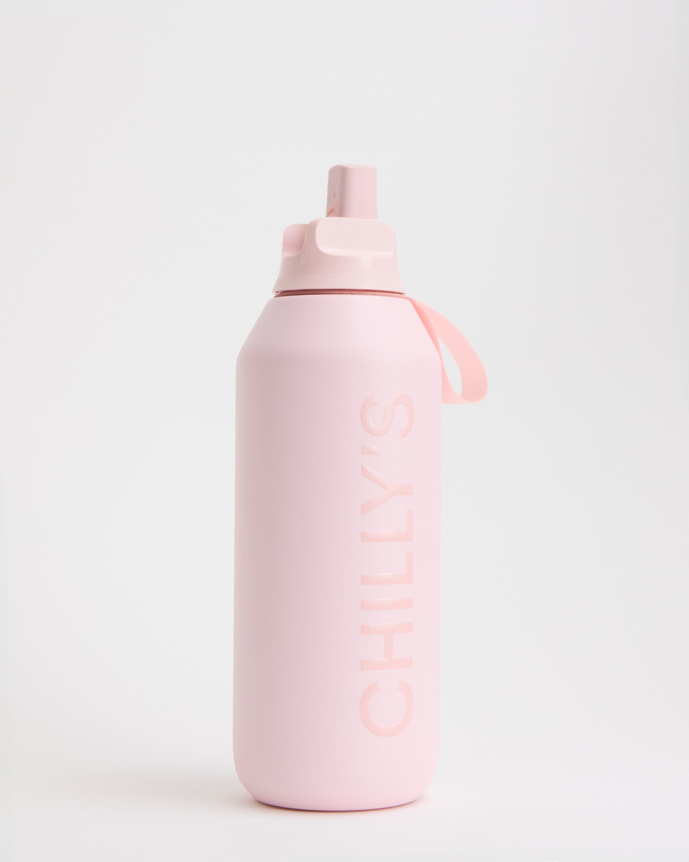 Series 2 Flip Blush - Pink Water Bottle with Straw - Chilly’s – Chilly's